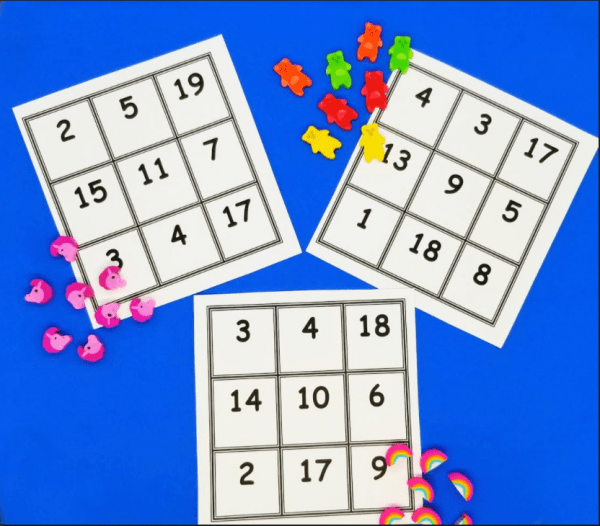 Fun Math Games for Kids Junior Number BINGO - Hands-On Teaching Ideas
