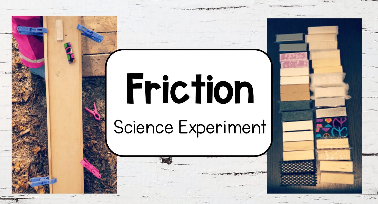 Simple Friction Experiments for kids - Hands-On Teaching Ideas