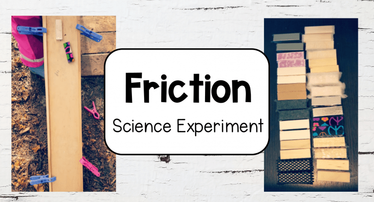 Simple Friction Experiments for kids - Hands-On Teaching Ideas