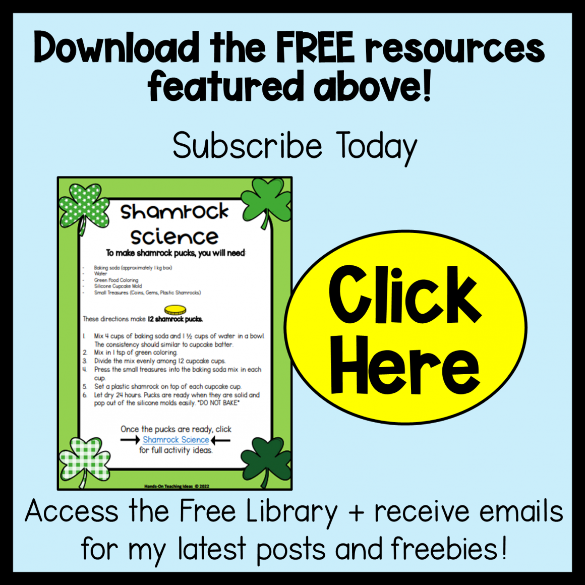 Exciting Shamrock Science Experiment for Kids- Hands-On Teaching Ideas