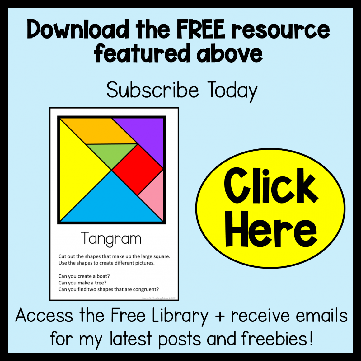 Tangram for Kids and Story Ideas - Hands-On Teaching Ideas