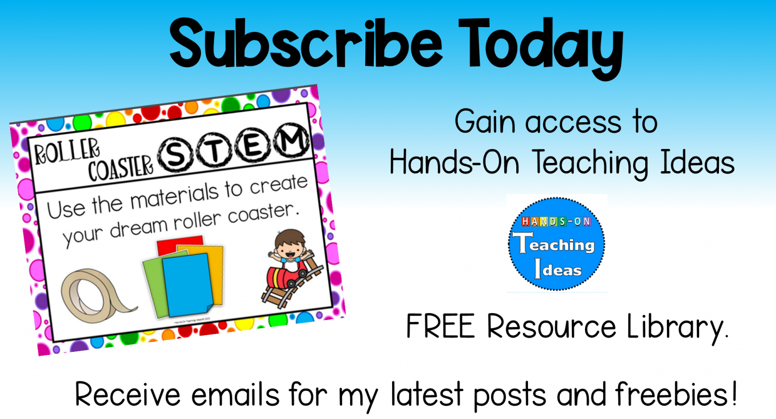 STEM Activity Make Your Own Paper Roller Coaster