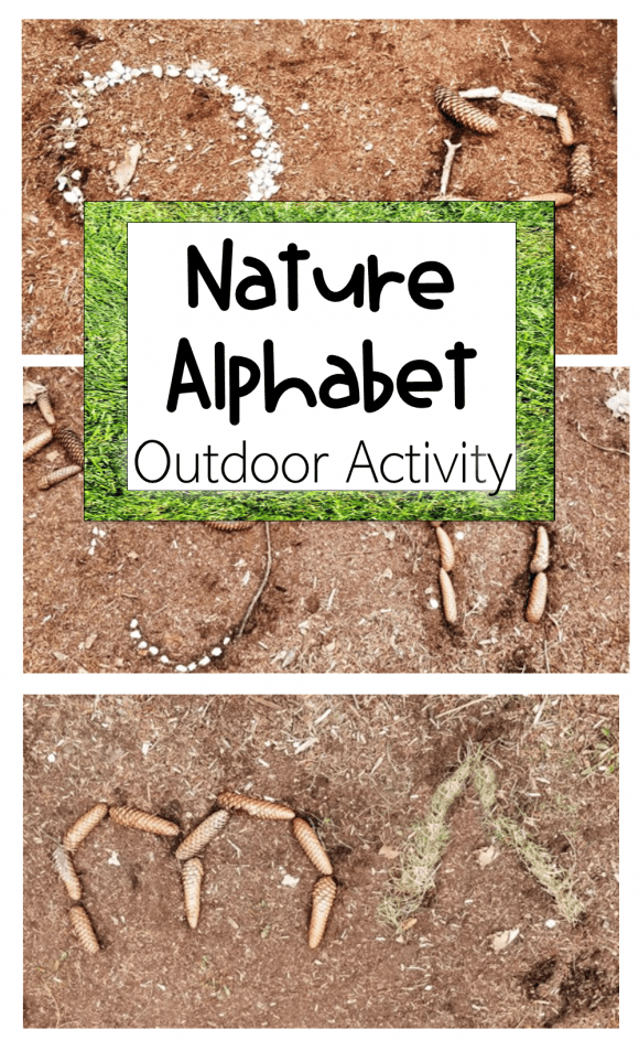 Outdoor Education Nature Alphabet Activity for Kids