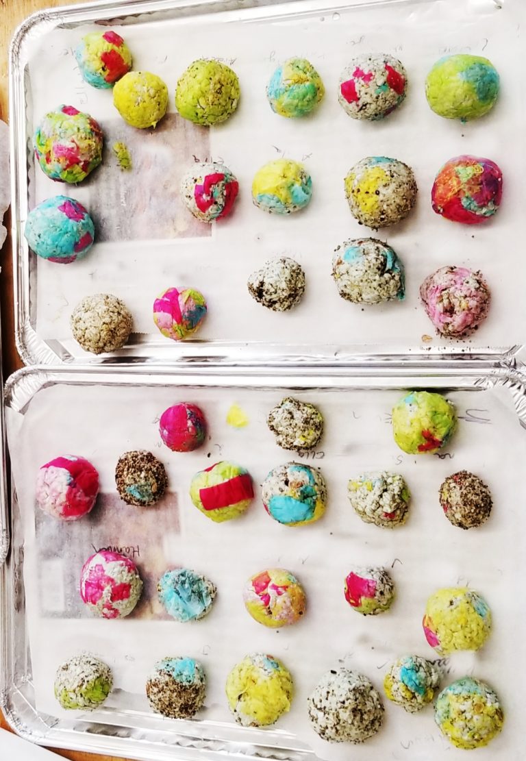 Recycled Crafts for Kids Pulp Paper Balls - Hands-On Teaching Ideas