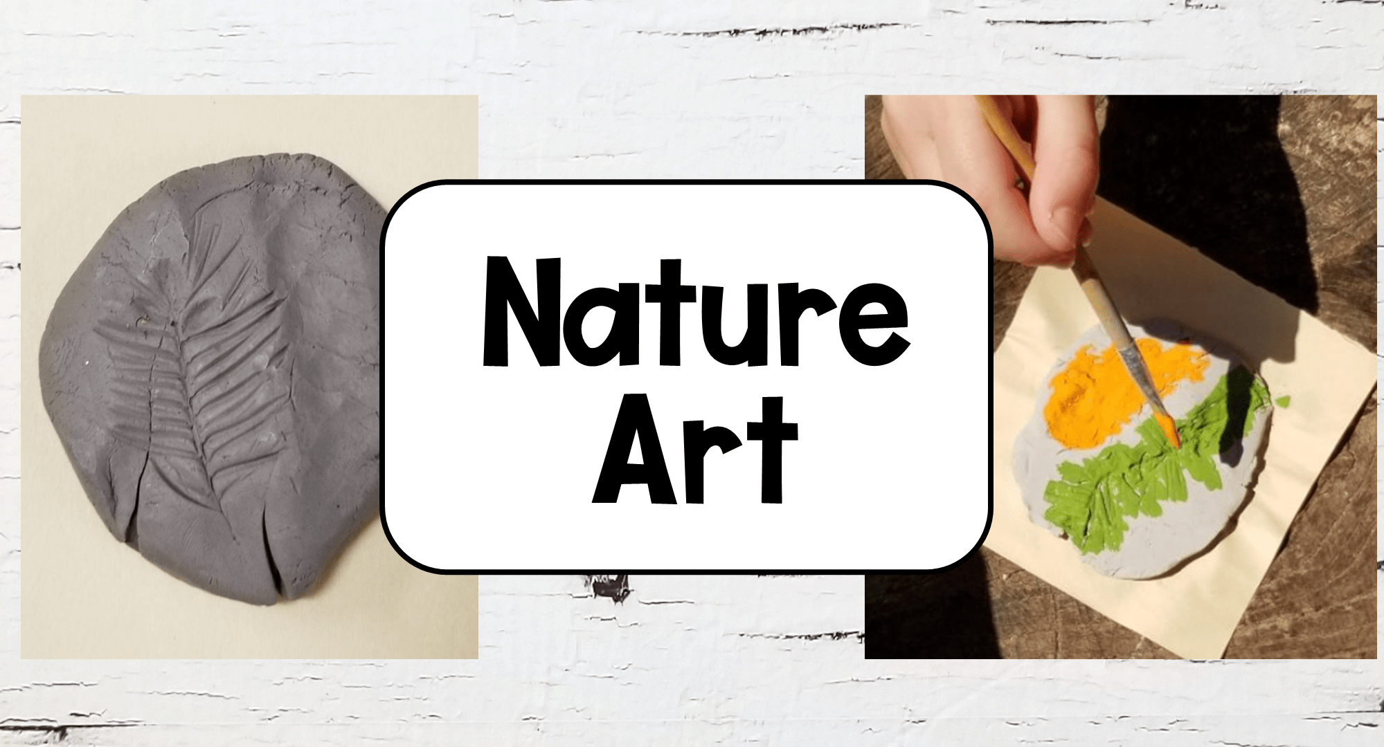 Easy Outdoor Nature Art for Kids - Hands-on Teaching Ideas - Outdoor Art
