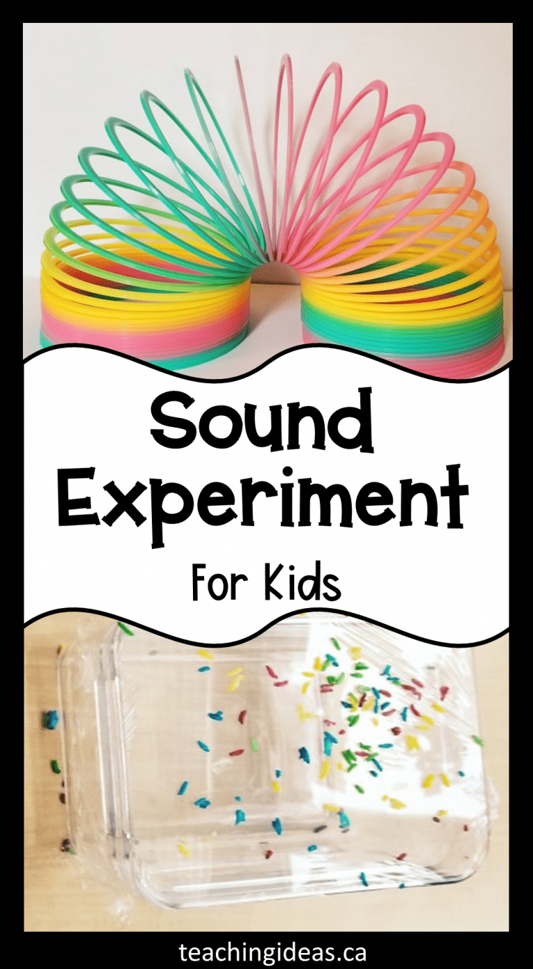 Sound Experiment for Kids to See Sound - Hands-On Teaching Ideas