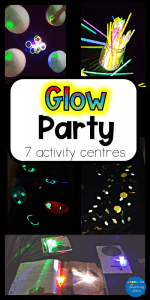Neon Glow Painting for Kids