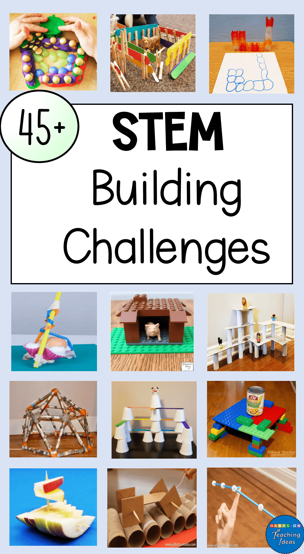 45+ STEM Challenge Ideas for Kids to do at Home or School