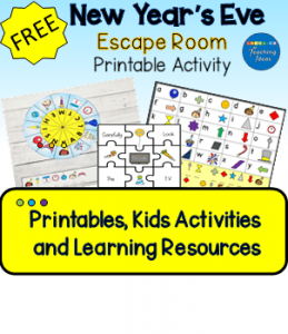 Escape Room Puzzles for New Year's Eve - Hands-On Teaching Ideas