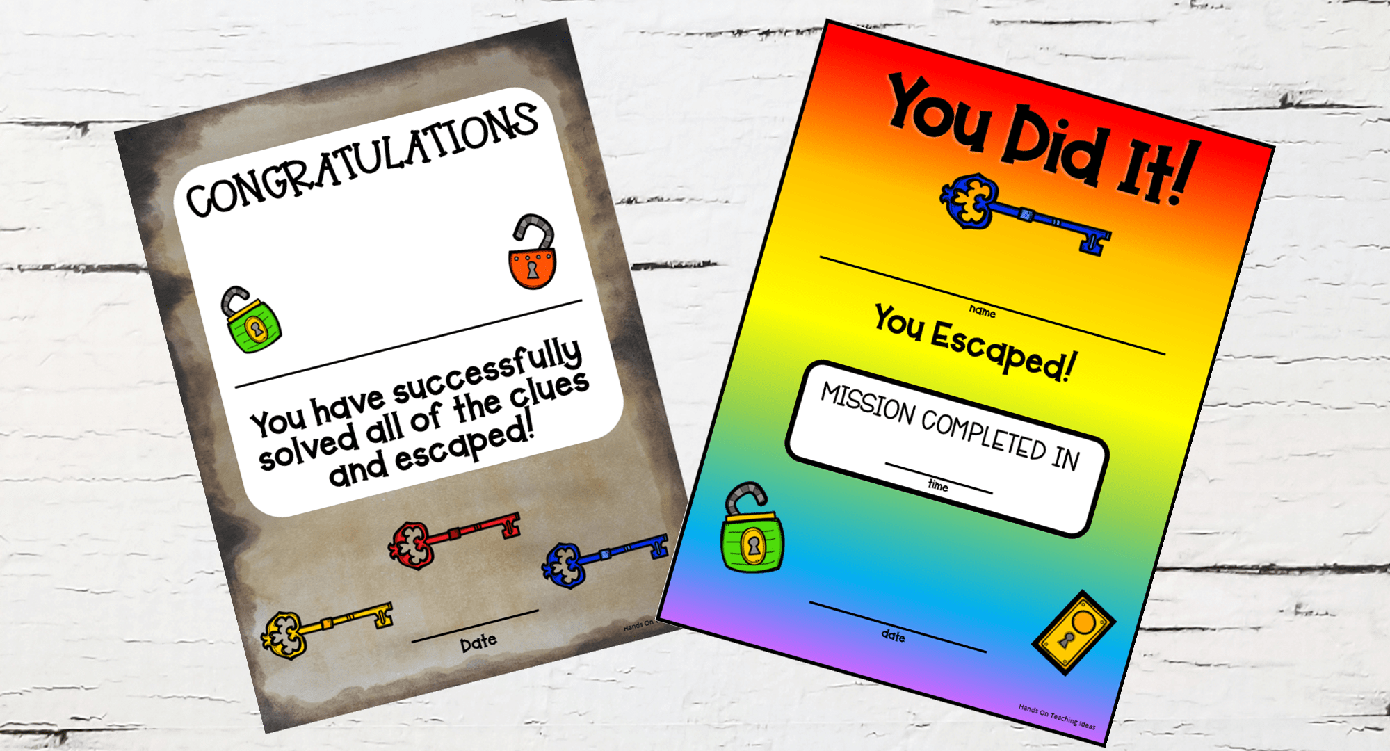 Easy DIY Escape Room Game for Kids