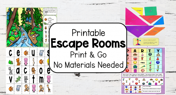 5+ Best DIY Escape Room Ideas for Kids - Hands-On Teaching Ideas