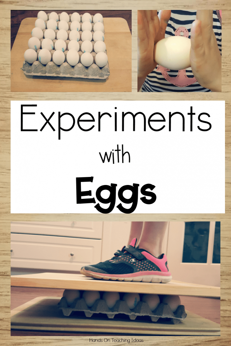Science Experiment for Kids with Eggs - Hands-On Teaching Ideas