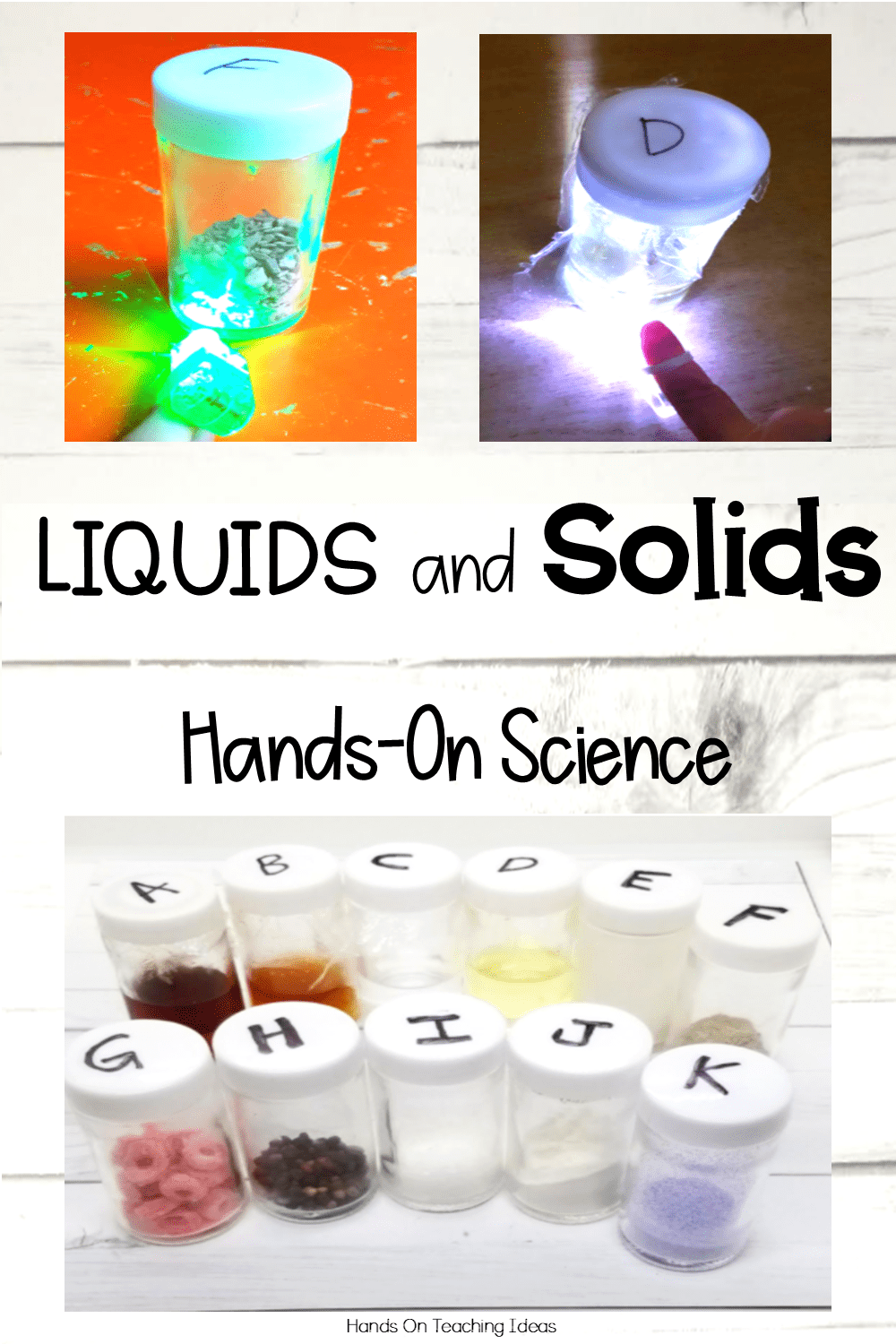Science for Kids All About Liquids and Solids - Hands-On Teaching Ideas