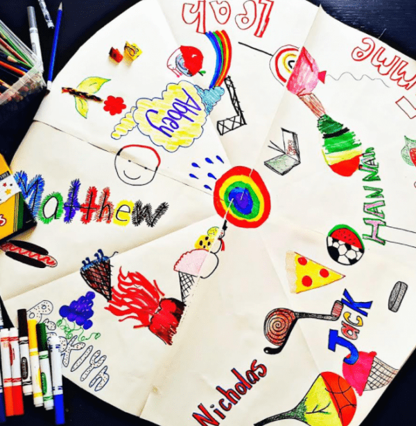 Best Friendship Wheel Art Project for Kids