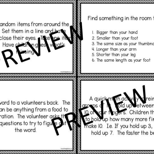 Brain Break Activity Cards - Hands-On Teaching Ideas