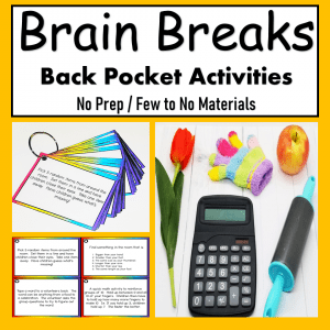 No Prep Back Pocket Games for Kids - Hands-On Teaching Ideas