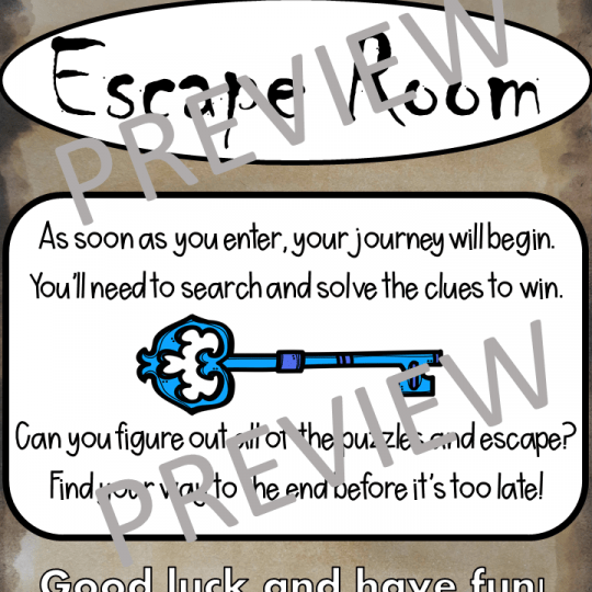 Escape Room Starter Kit - Hands-On Teaching Ideas