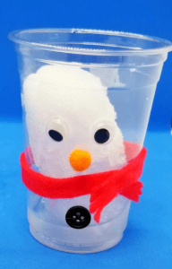 Melting Snowman Easy Science Experiments - Hands-On Activity
