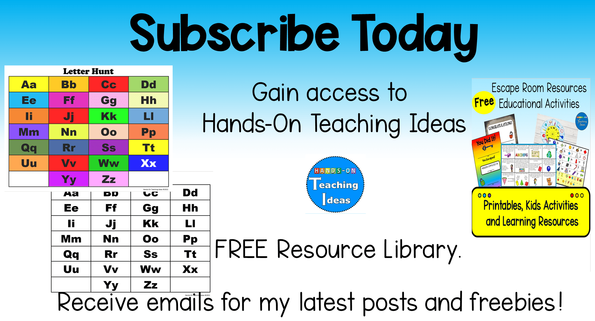 Fun Letter Games to Make Learning Meaningful - Alphabet Hunt Game