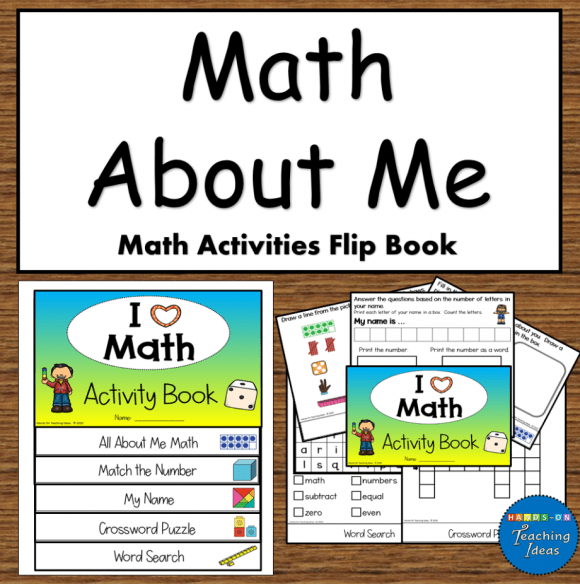 Math Activity Flip Book - Hands-On Teaching Ideas