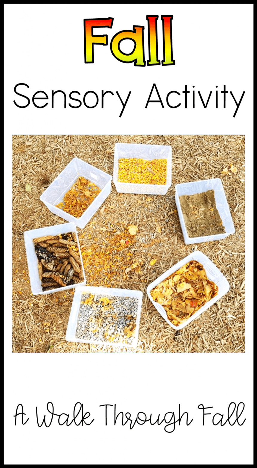 Easy Fall Sensory Activity for Kids