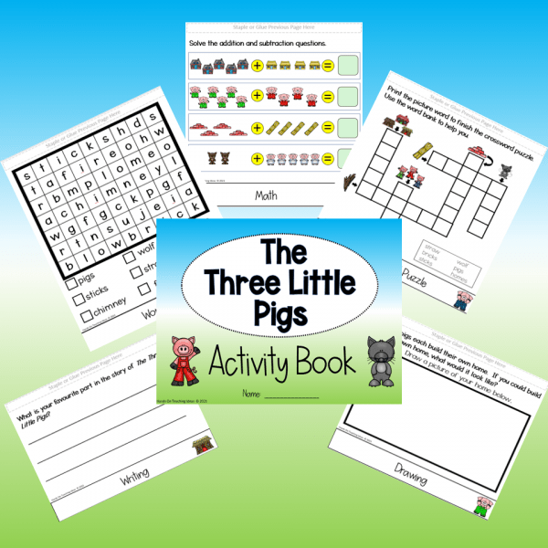 The Three Little Pigs Activities - Hands-On Teaching Ideas
