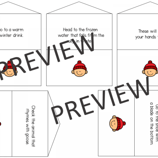 Winter Escape Room Game/Puzzle - Hands-On Teaching Ideas