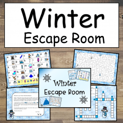 Winter Escape Room Game/Puzzle - Hands-On Teaching Ideas