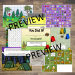 Camping Theme Escape Room - Camping Trip Activity - Hands-On Teaching Ideas