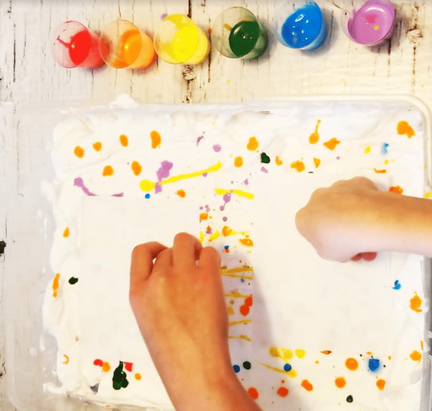 Creative Art Project for Kids - Sensory Art - Hands-On Teaching Ideas