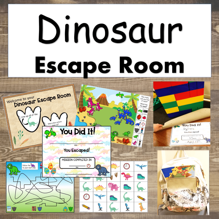 Dinosaur Escape Room Activity - Hands-On Teaching Ideas