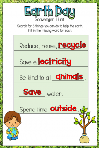 Simple Earth Day Activity Nature Walk - Hands-On Teaching Ideas