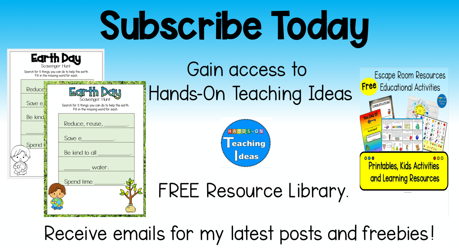 Simple Earth Day Activity Nature Walk - Hands-On Teaching Ideas