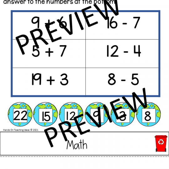 Earth Day - I Love the Earth Activity Flip Book - Hands-On Teaching Ideas