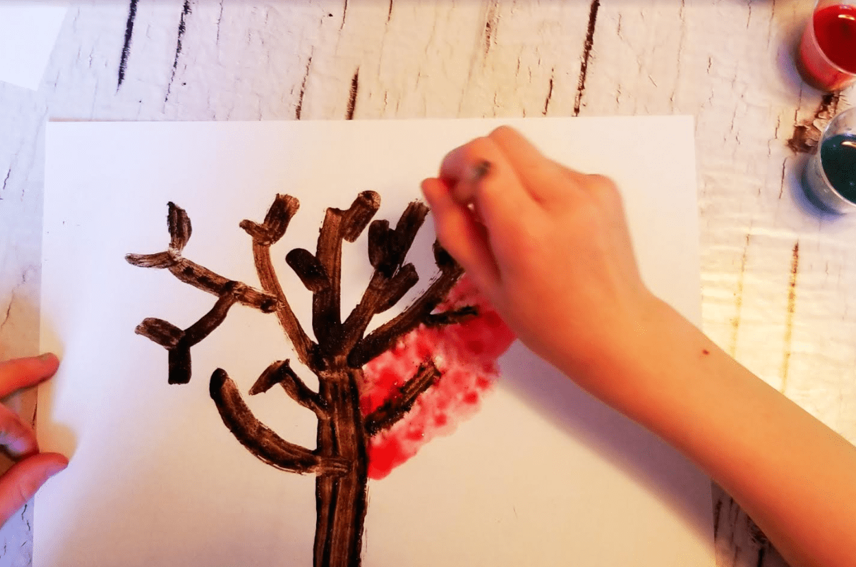 Homemade Paint from Nature for Kids - Hands-On Teaching Ideas