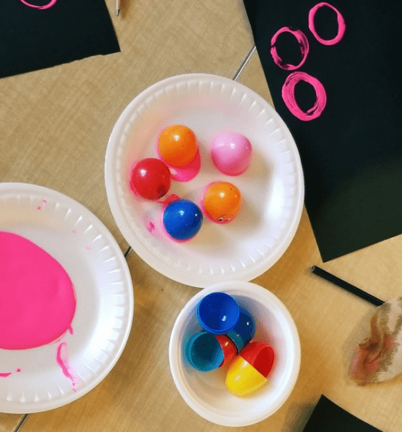 Neon Glow Painting for Kids