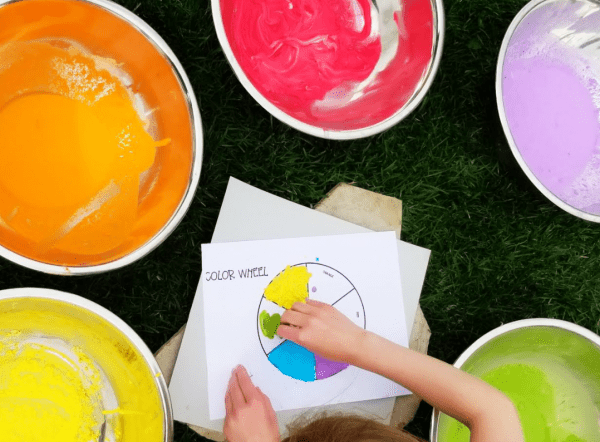Fun Color Wheel Ideas and Sensory Activity