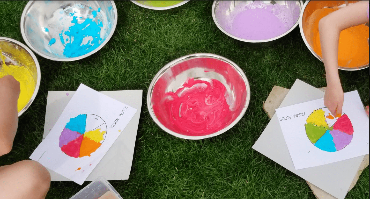 Fun Color Wheel Ideas and Sensory Activity