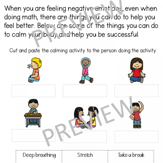 Social Emotional Learning Activities - Math Skills - Hands-On Teaching ...