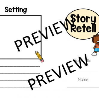 Story Retell Booklet Story Elements - Hands-On Teaching Ideas