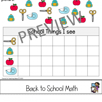 Back to School Activities Math and Language Flip Book - Hands-On ...