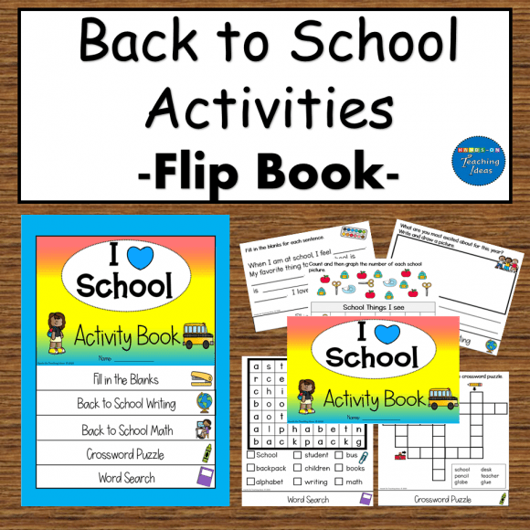 Math Activity Flip Book - Hands-On Teaching Ideas