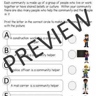 Community Helpers Social Studies - Hands-On Teaching Ideas