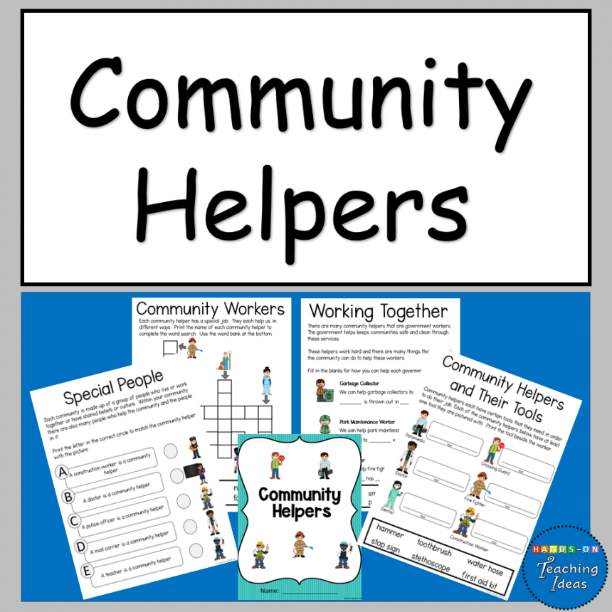Community Helpers Social Studies - Hands-On Teaching Ideas