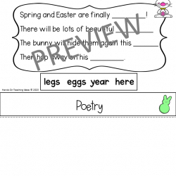 Easter Activities Flip Book - Hands-On Teaching Ideas