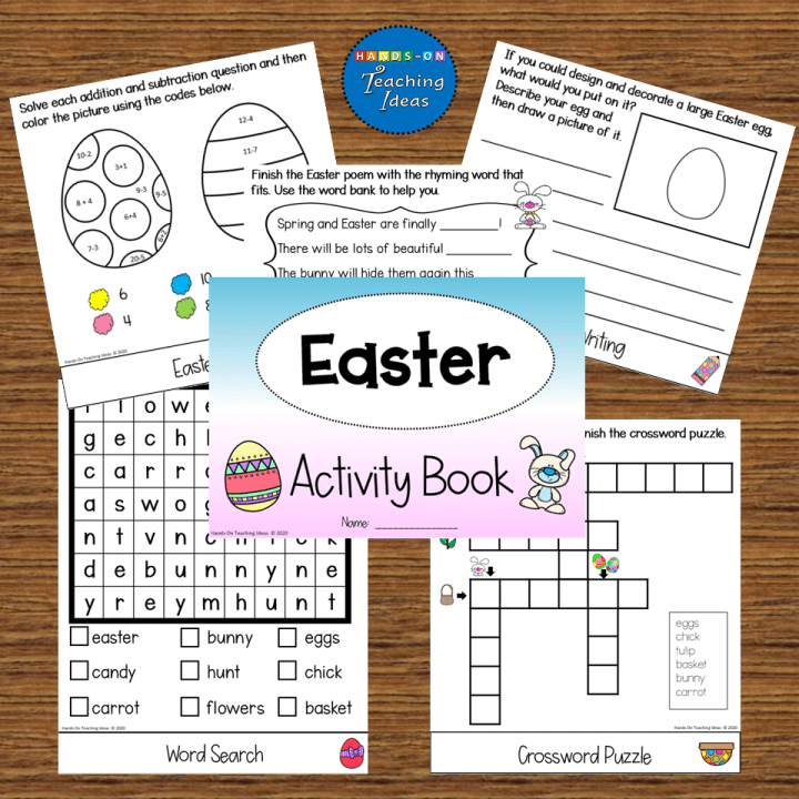 Easter Activities Flip Book - Hands-On Teaching Ideas
