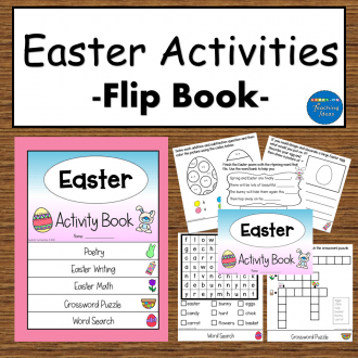 Easter Activities Flip Book - Hands-On Teaching Ideas