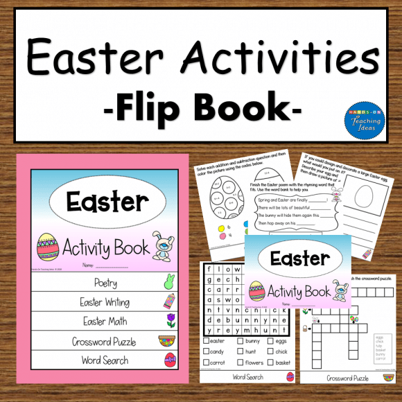 Easter Activities Flip Book - Hands-On Teaching Ideas