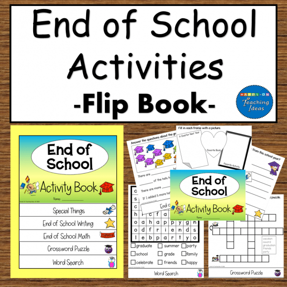 Summer Packet Activity Flip Book - Hands-On Teaching Ideas