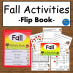 Fall Activities Flip Book Math and Language - Hands-On Teaching Ideas